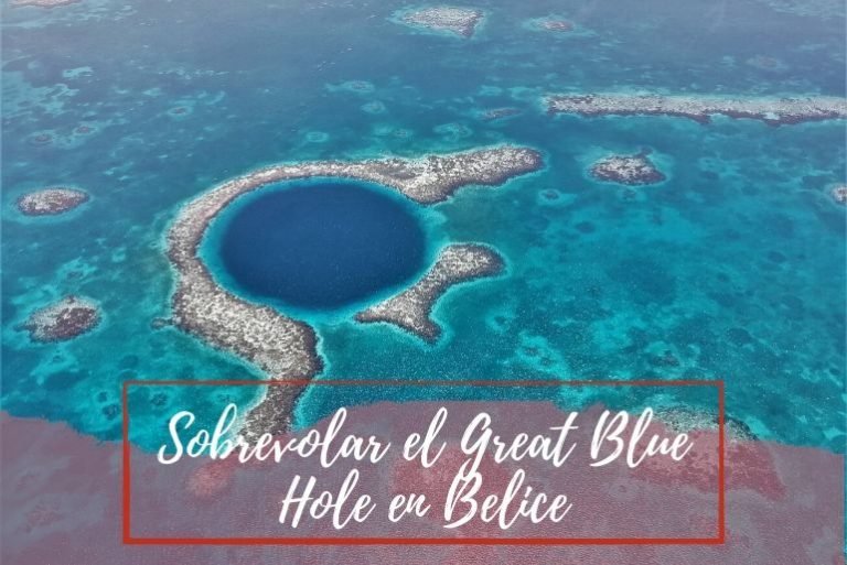 Volar el Great Blue Hole en Belice ⭐ Gran Agujero Azul