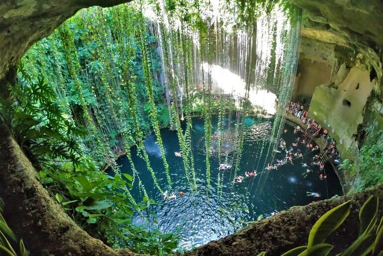 La visita al Cenote Ik kil – El cenote sagrado de los mayas